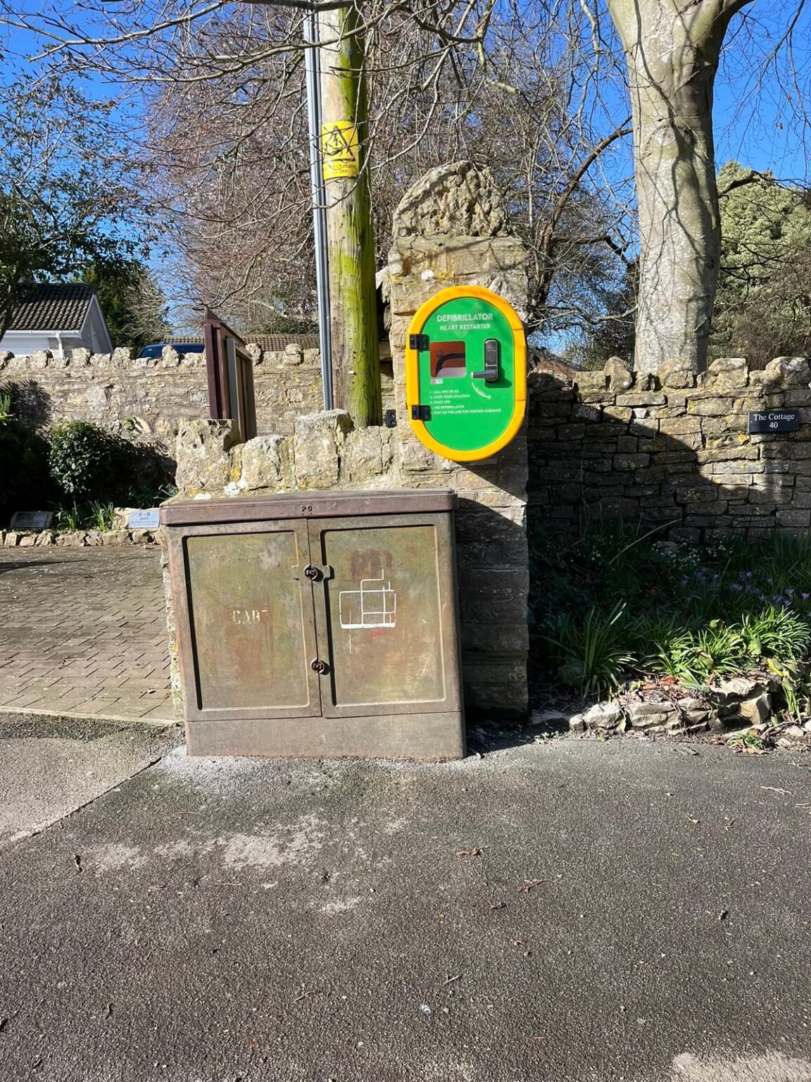 New Defibrillator - Catcott Village Association